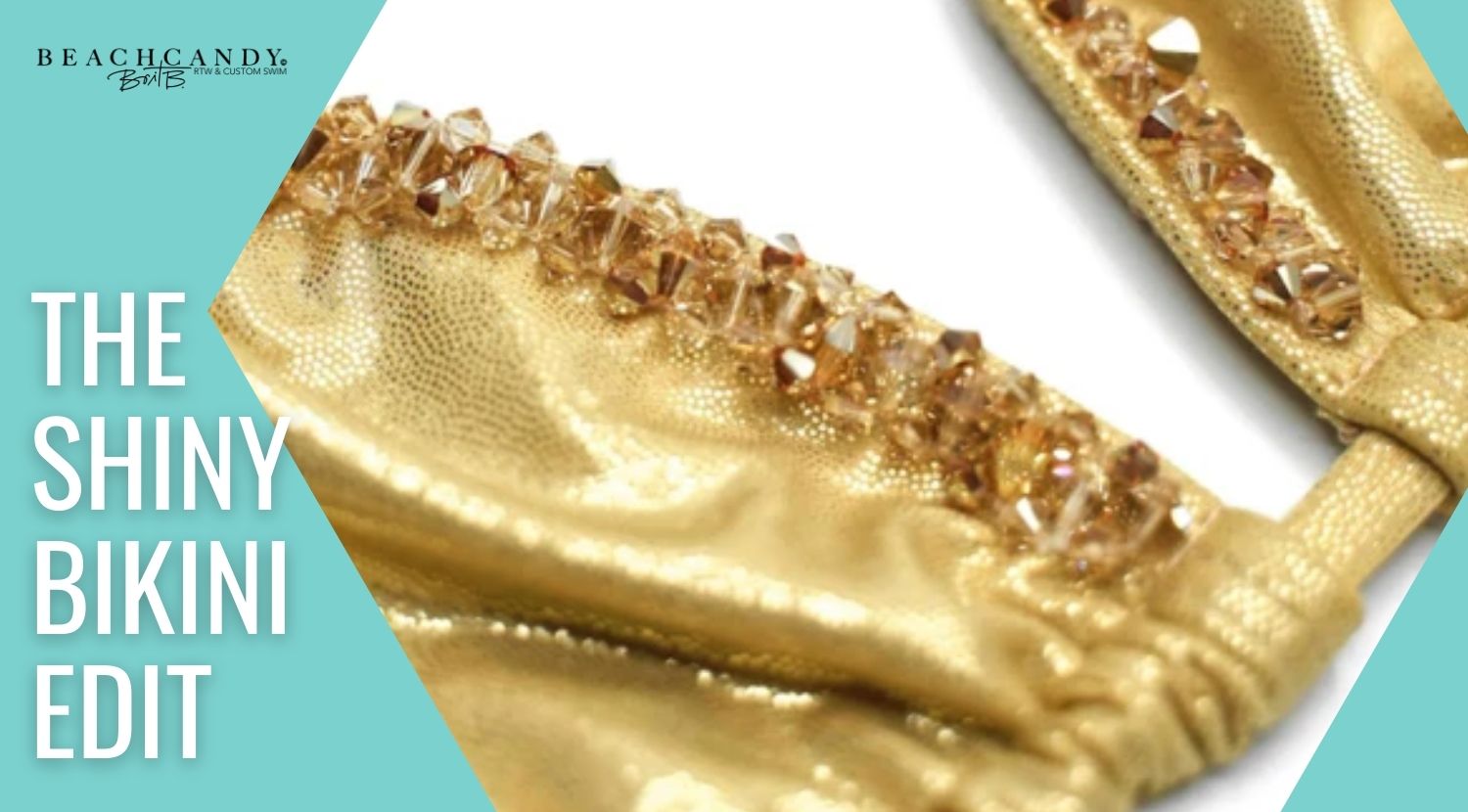 Shiny Bikini | Shop Best Designer Sparkly Crystal Bling Swimsuits ...